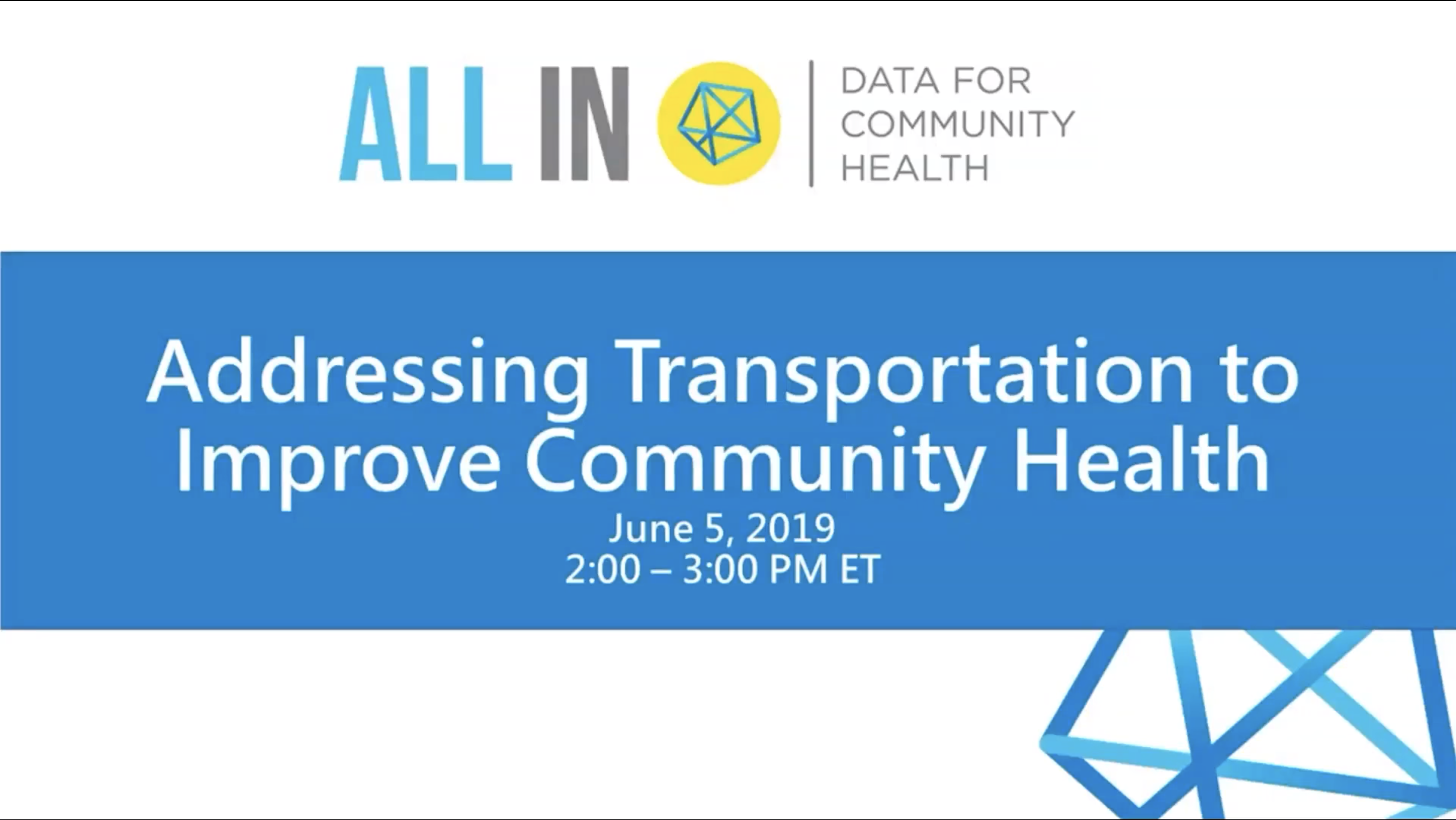 Reliable Transportation as a Vital Condition - Community Commons