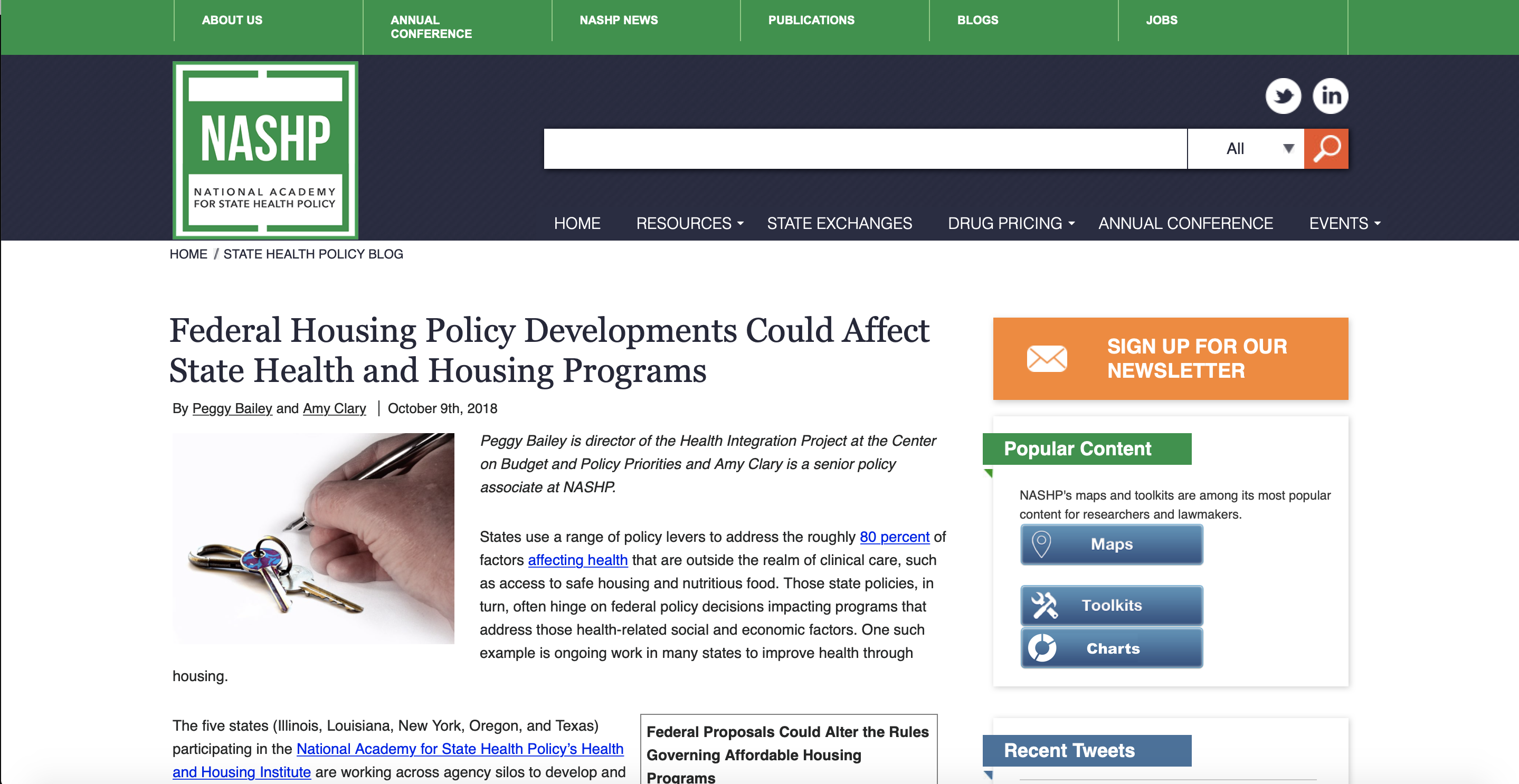 Federal Housing Policy Developments Could Affect State Health and ...