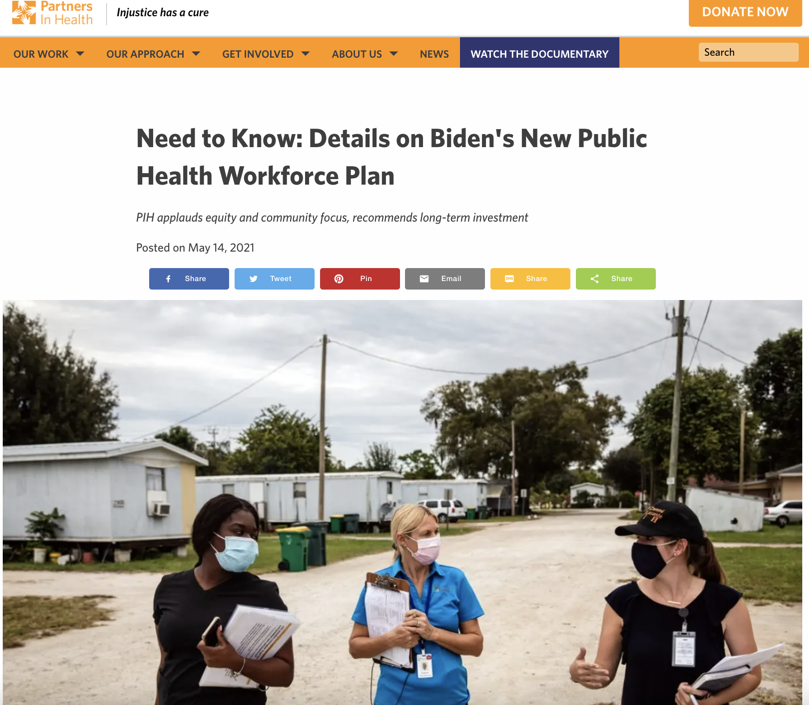 Need to Know: Details on Biden's New Public Health Workforce Plan ...