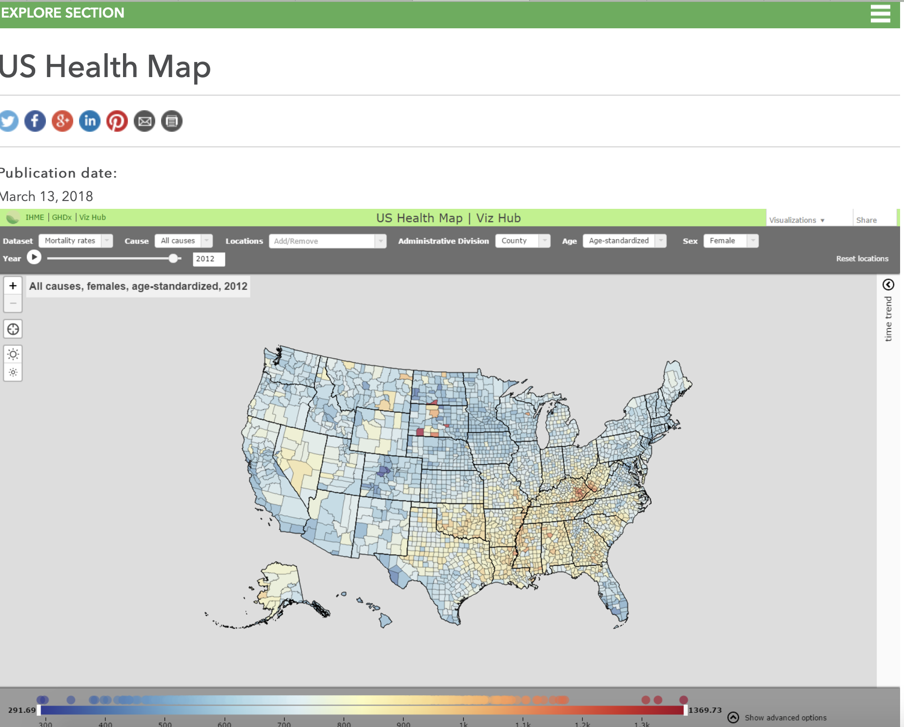 US Health Map - Community Commons