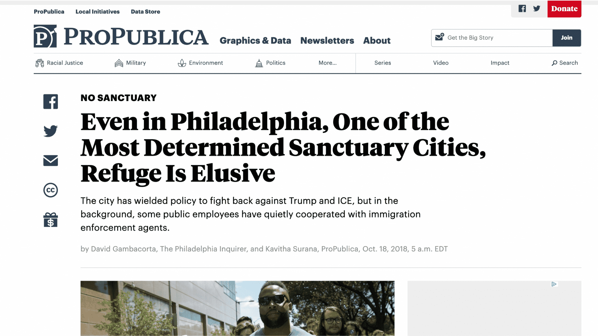 Even in Philadelphia, One of the Most Determined Sanctuary Cities ...